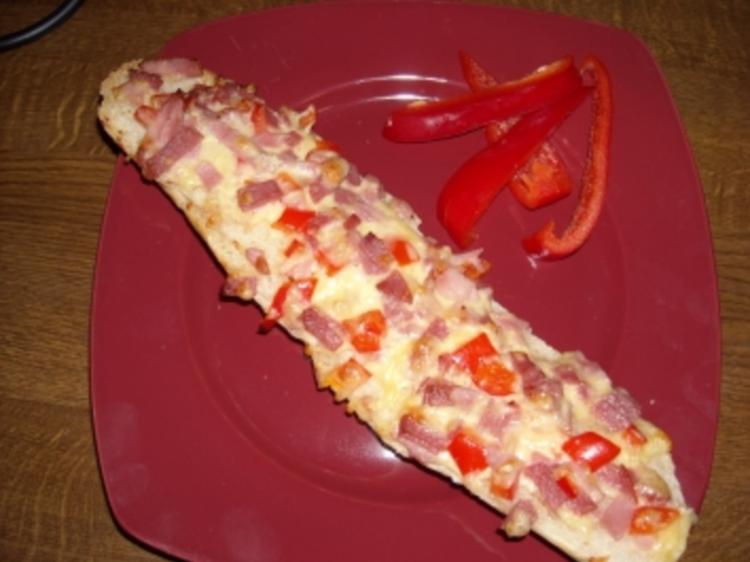 Schnelles Party Baguette - schnell & einfach - 147 kcal/100g