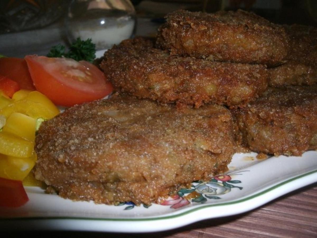 Deftige Linsenfrikadellen vegan - einfach - 113 kcal/100g