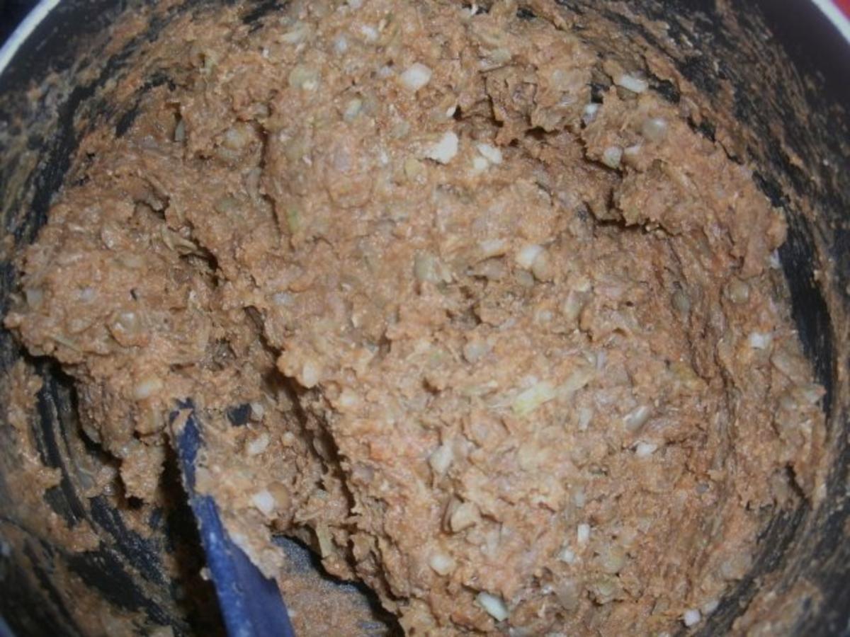 Deftige Linsenfrikadellen vegan - einfach - 113 kcal/100g