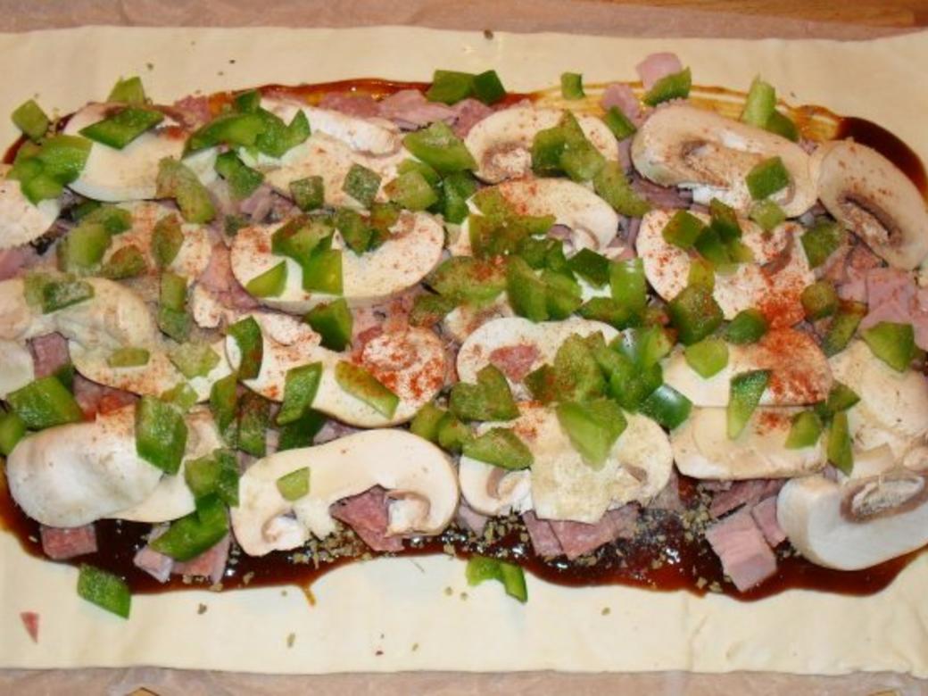 Pizza Strudel - einfach - 216 kcal/100g