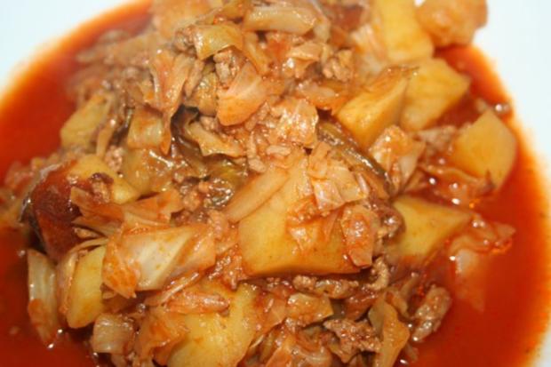 Schmorkohlpfanne leckeres Kohlgericht für alle die zu faul sind ...