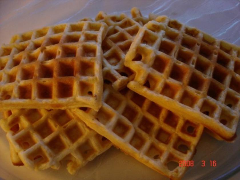 holländische Waffeln mit Honig
