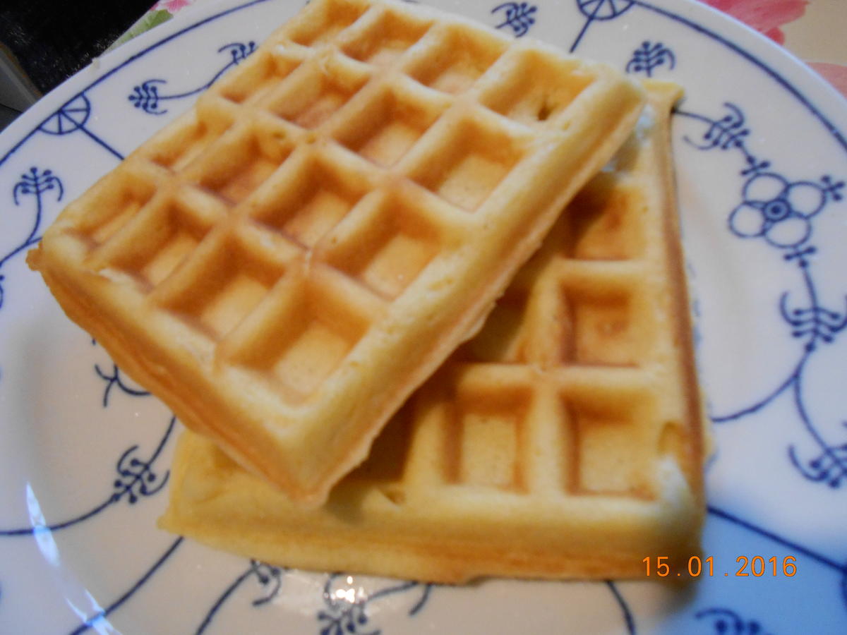 holländische Waffeln mit Honig