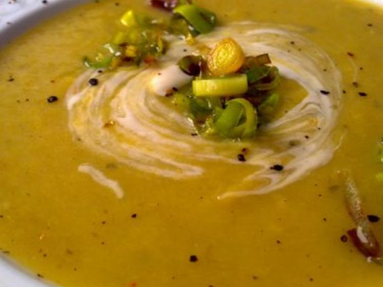 Lauchcremesuppe - einfach - 118 kcal/100g