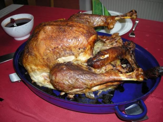 Truthahn mit 2erlei Füllung - Rezept mit Bild - kochbar.de