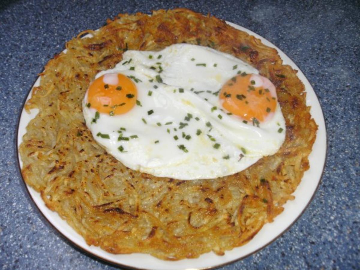 Rösti mit Ei - Rezept mit Bild - kochbar.de