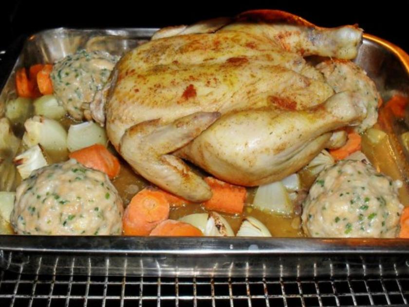 Altbayrisches Hendl - einfach - 128 kcal/100g