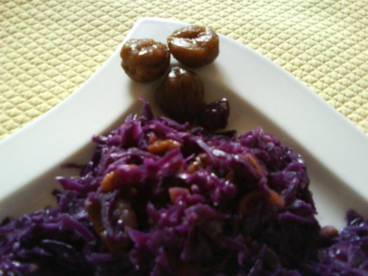 Rotkohl mit Maronen - einfach - von Radhexe52