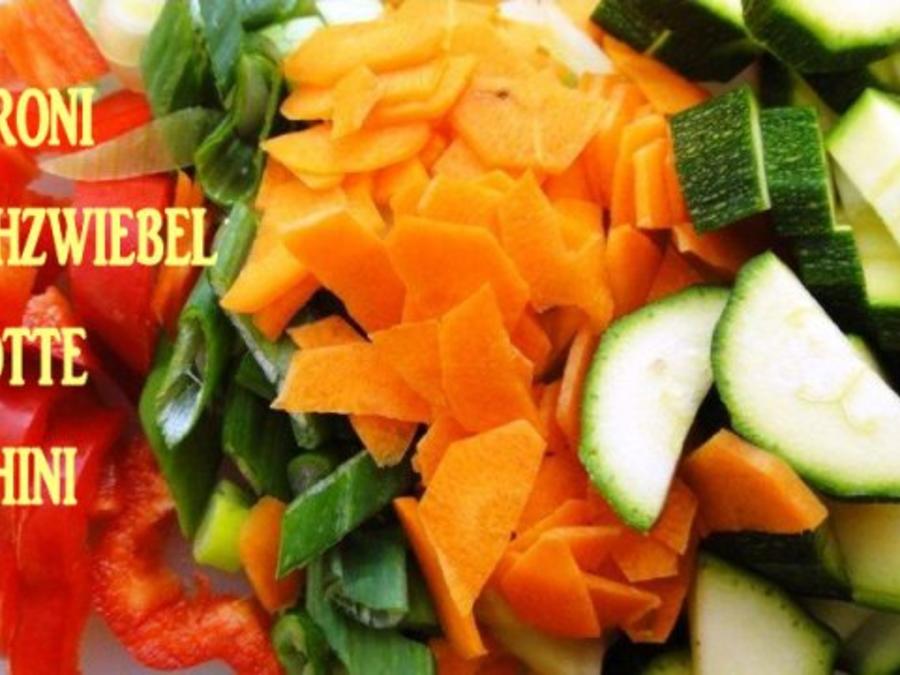 Wurst Pfanne mit Gemüse auf Senf Saucen Spiegel - einfach - von marcos