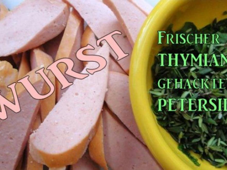 Wurst Pfanne mit Gemüse auf Senf Saucen Spiegel - einfach - von marcos