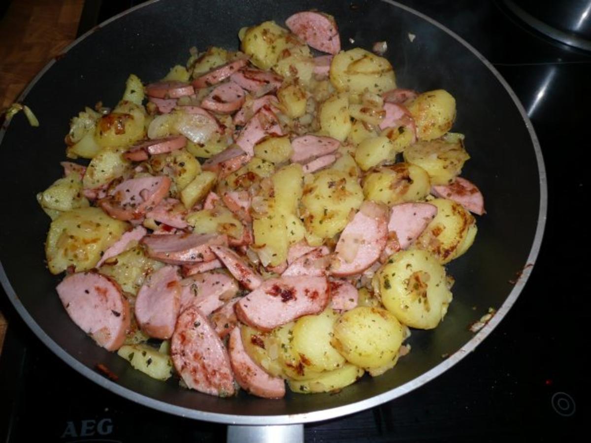 Lyoner Pfanne - einfach - 84 kcal/100g