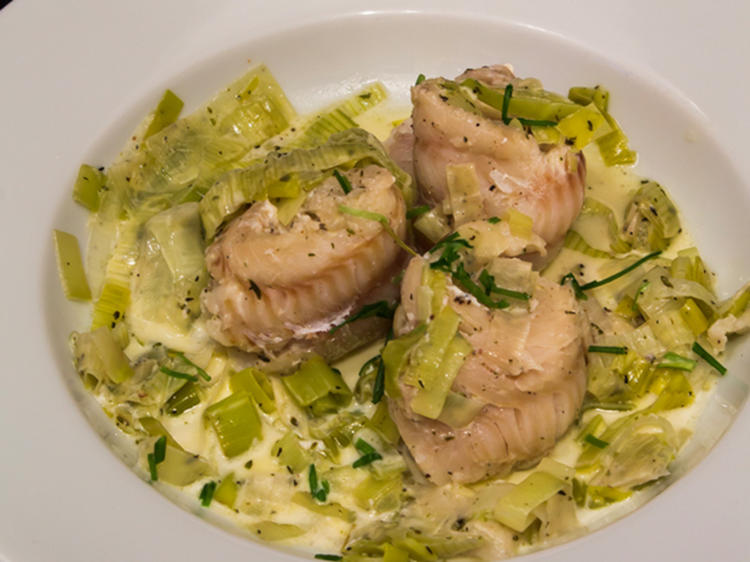 Lauch Rahm Sauce - schnell & einfach - 447 kcal/100g