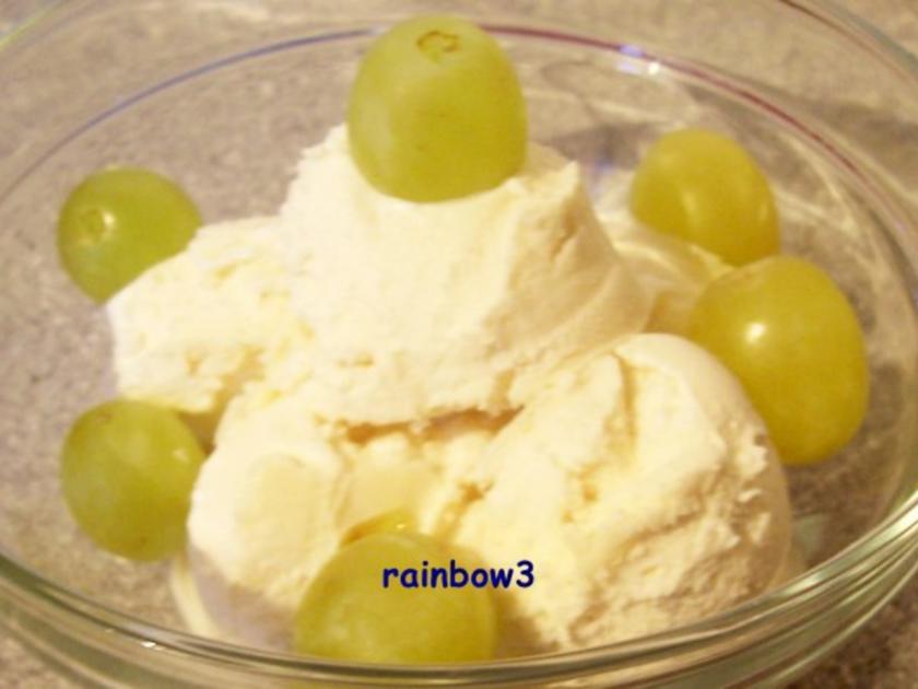 Dessert: Trauben Sahne Eis - einfach - von rainbow3