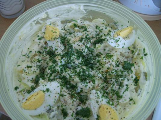 Neues Rezept Für Kartoffelsalat mit Joghurt und Schmand Rezepte