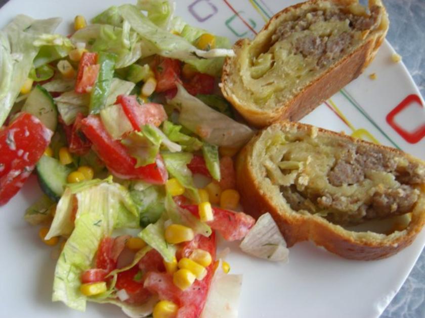 Pirogge mit Fleischfüllung - einfach - von Zinimini