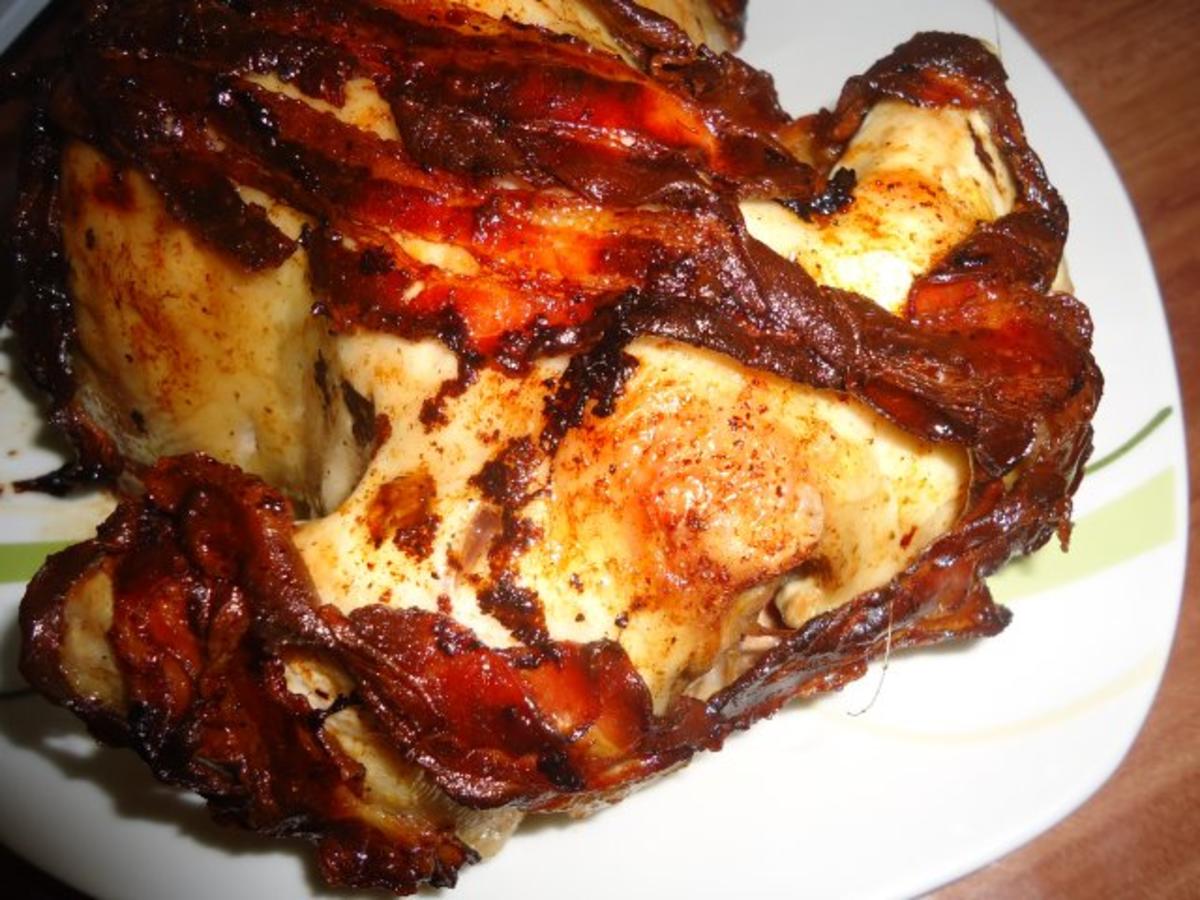 Bacon Hähnchen - einfach - 541 kcal/100g