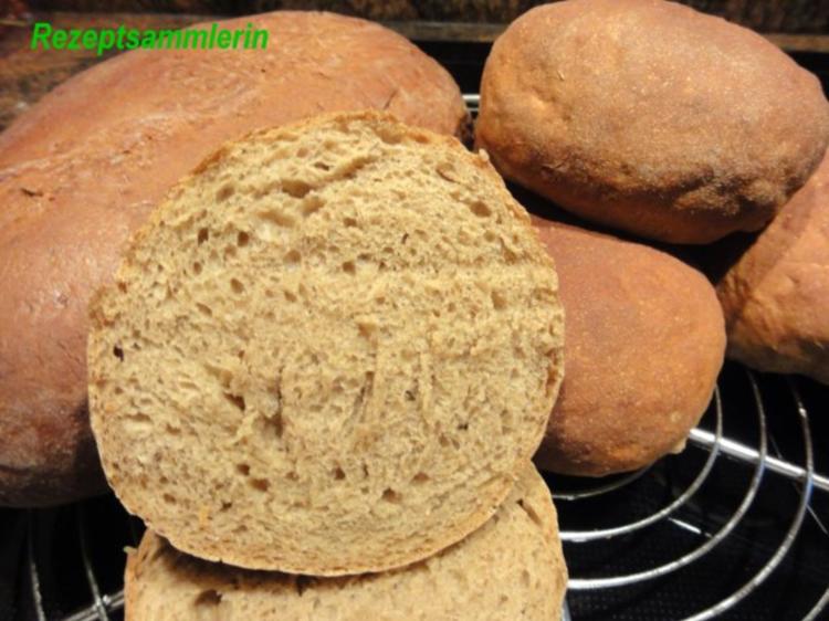 Brot: ROGGENBROT + BRÖTCHEN selber backen - einfach - von Rezeptsammlerin