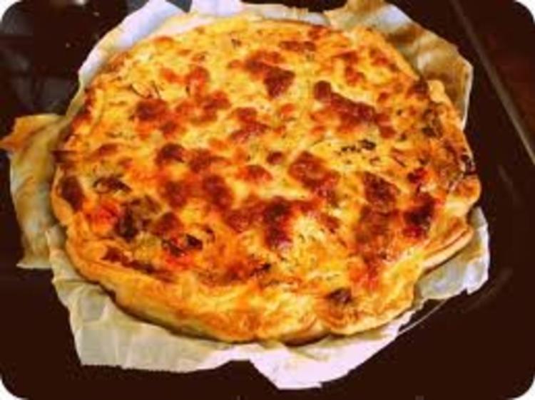 Garnelen Lauch Tarte - einfach - 92 kcal/100g