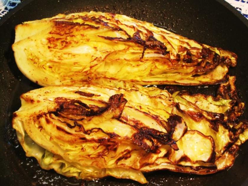 Spitzkohl aus der Bratpfanne - schnell & einfach - von mimi