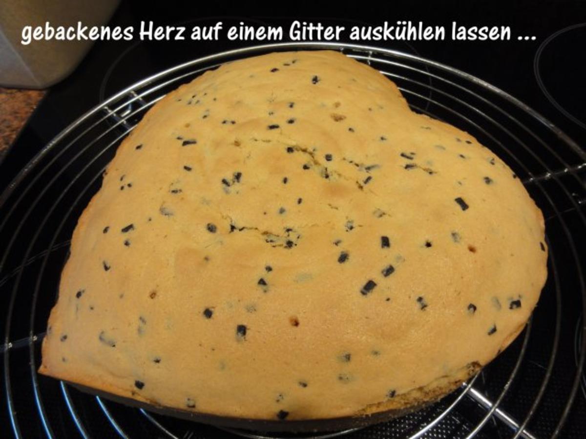 Rührteig: STRACCIATELLA HERZ - einfach - von Rezeptsammlerin