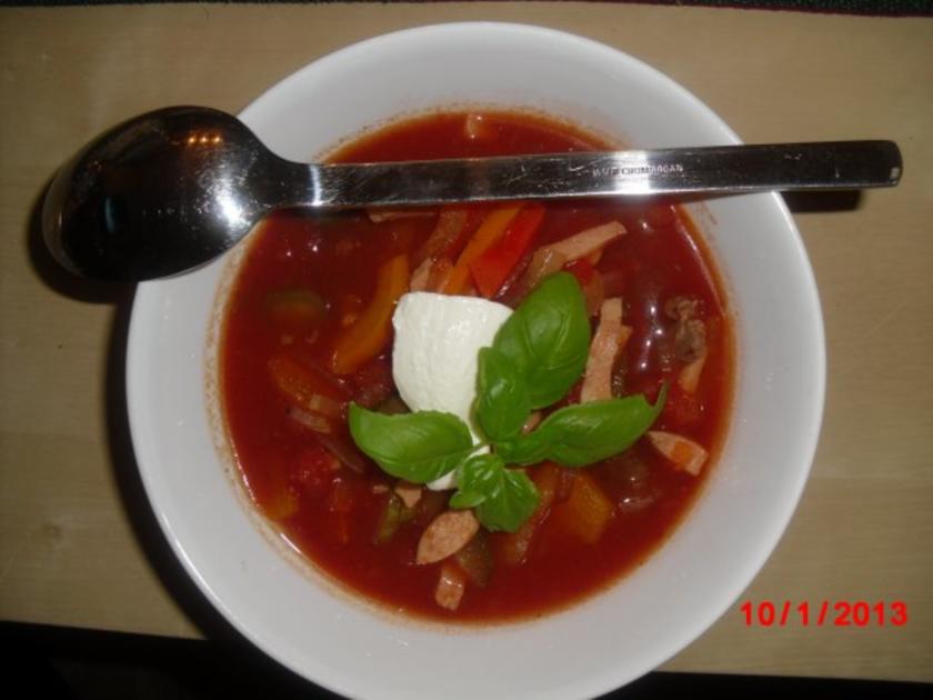 Soljanka - einfach - 56 kcal/100g