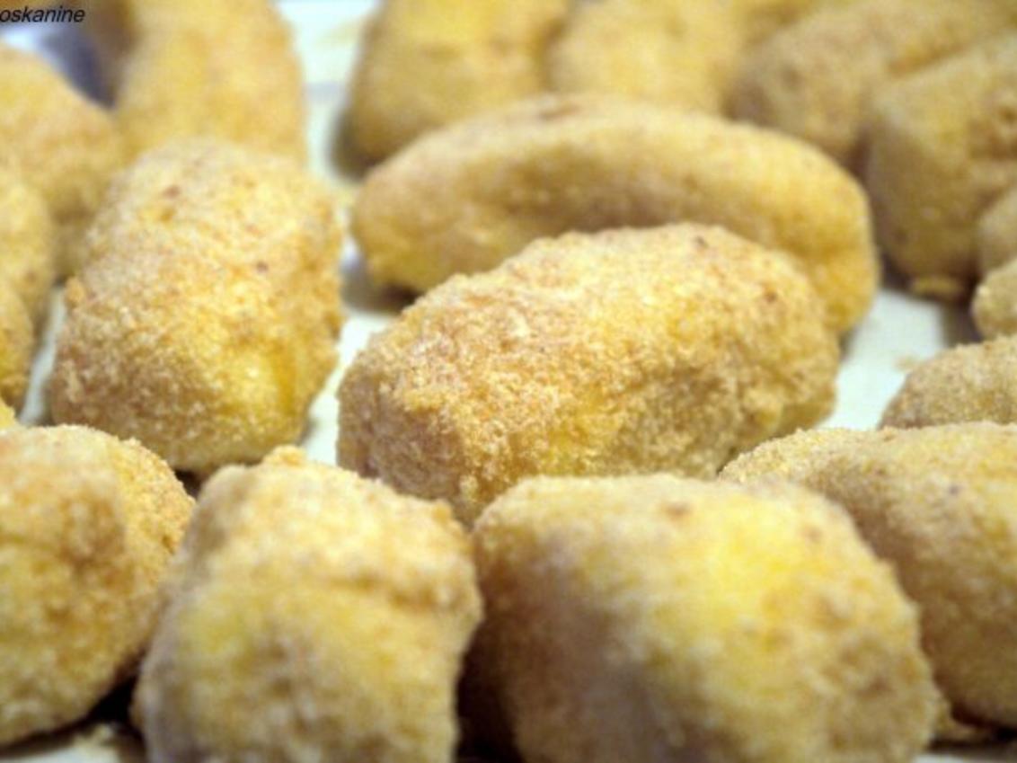 Whisky marinierte Hähnchenkeulen mit Kroketten - einfach - 592 kcal/100g