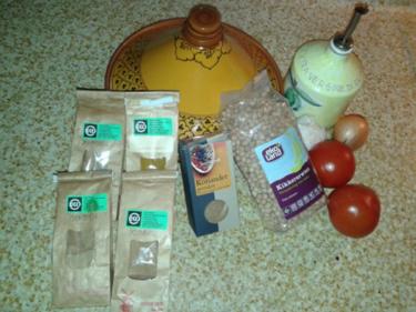 Kichererbsen Tajine - einfach - 83 kcal/100g