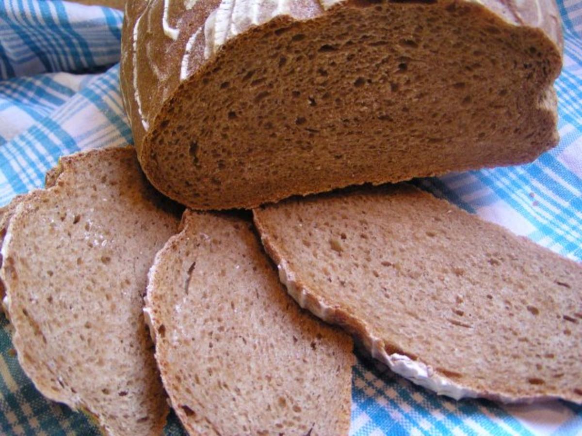 Dinkel Volkorn Brot - einfach - 197 kcal/100g