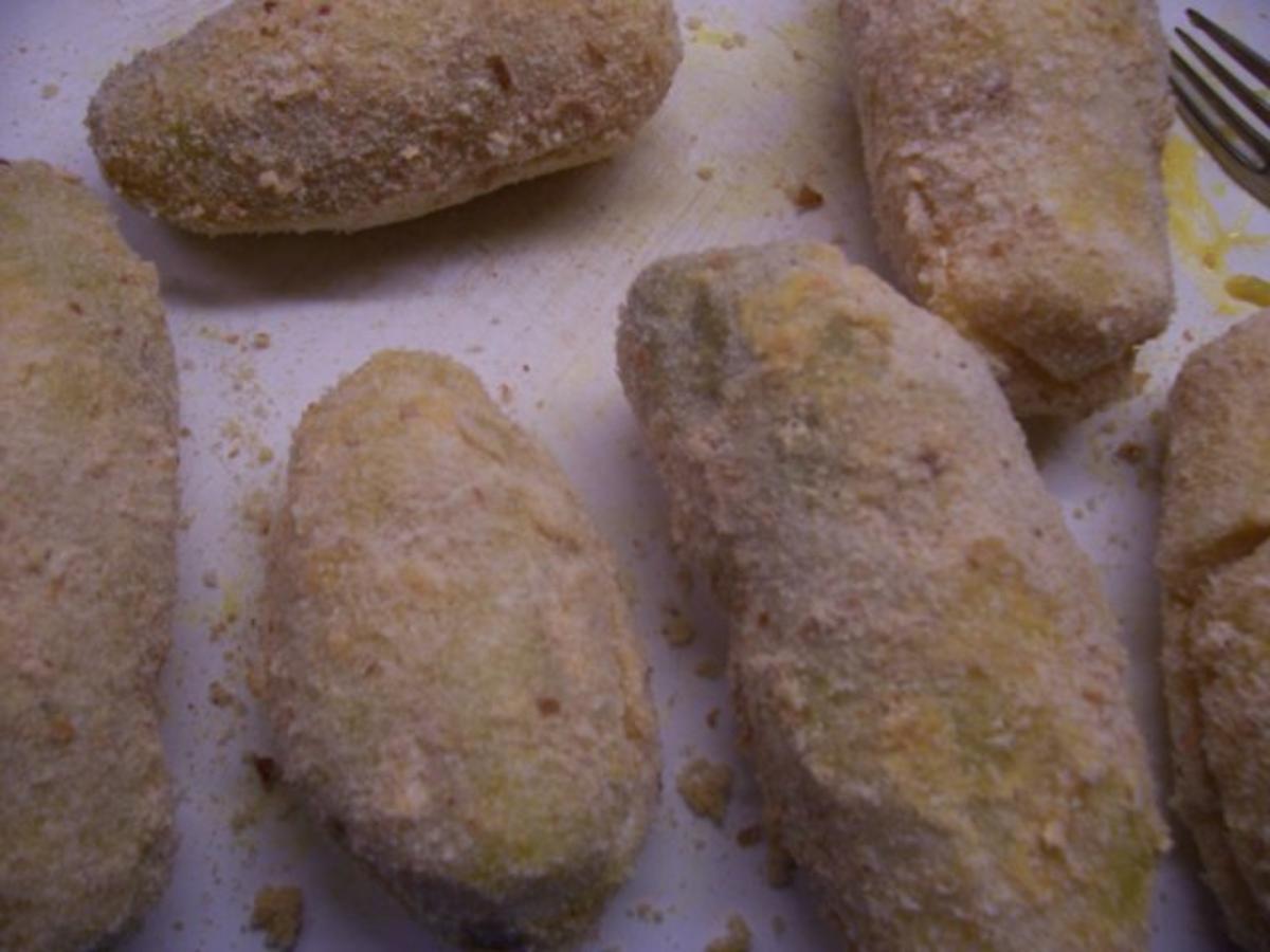 Gefüllte panierte- Kartoffeln - einfach - 176 kcal/100g