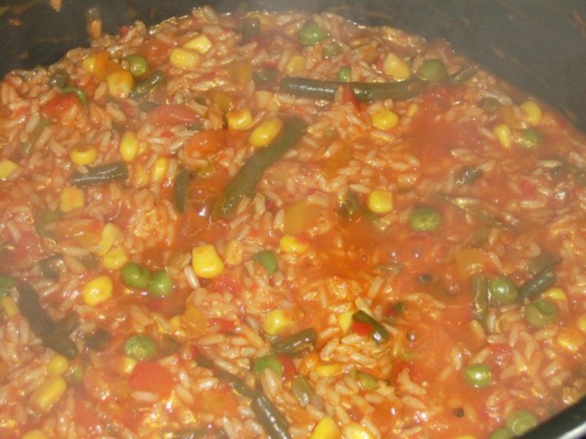 bunte Reispfanne - Djuvec-Art - Rezept mit Bild - kochbar.de