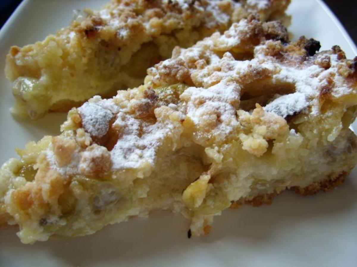Stachelbeer Streusel Kuchen - einfach - von kuechenschelle