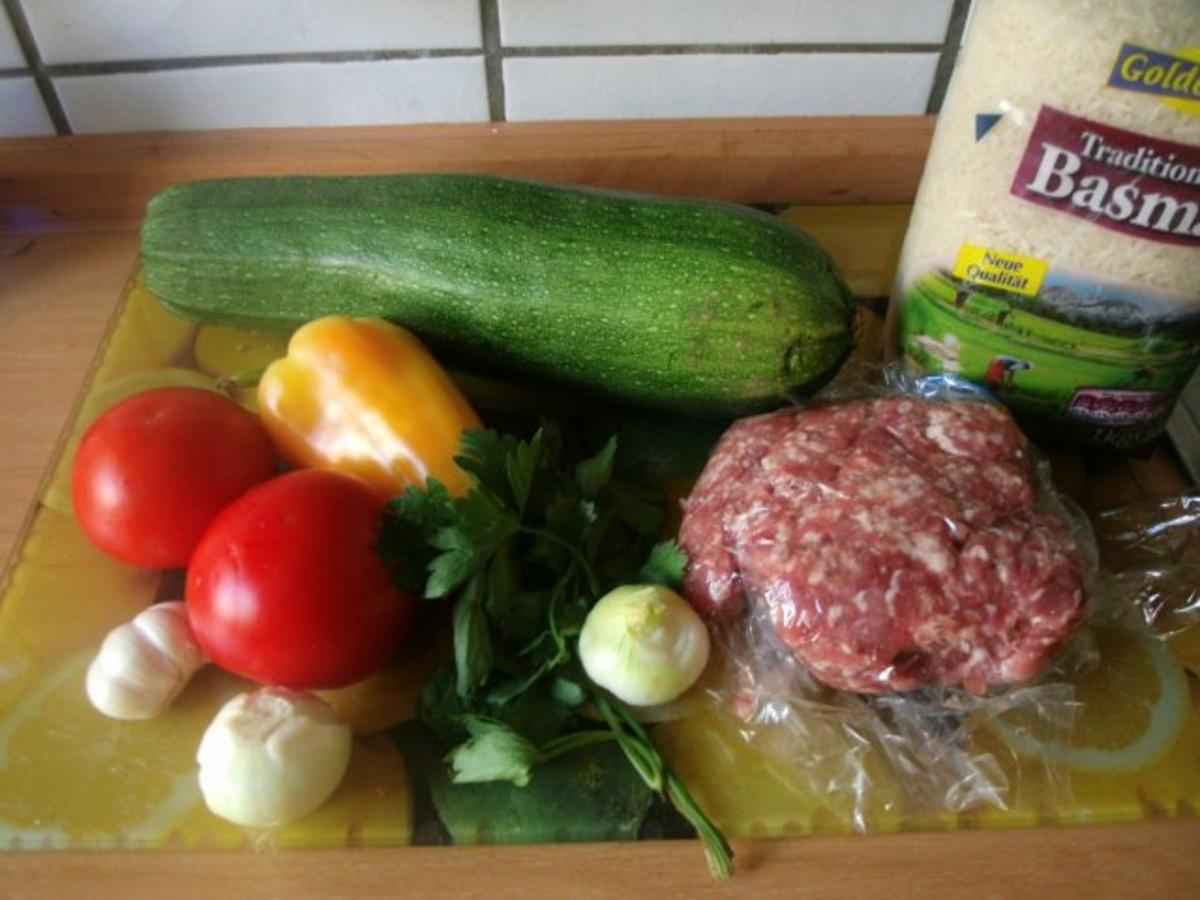 Zucchini Hack Pfanne +++ - einfach - 87 kcal/100g