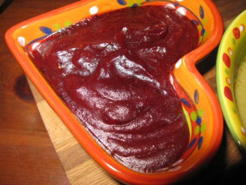 Preiselbeer Sauce Salse von Pronsbeer zu Wild und Geflügel - schnell ...