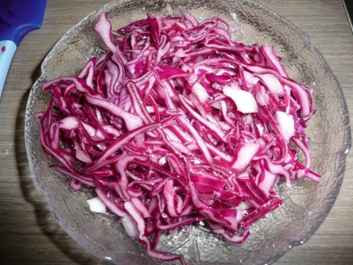 Rotkohl - Salat - Rezept mit Bild