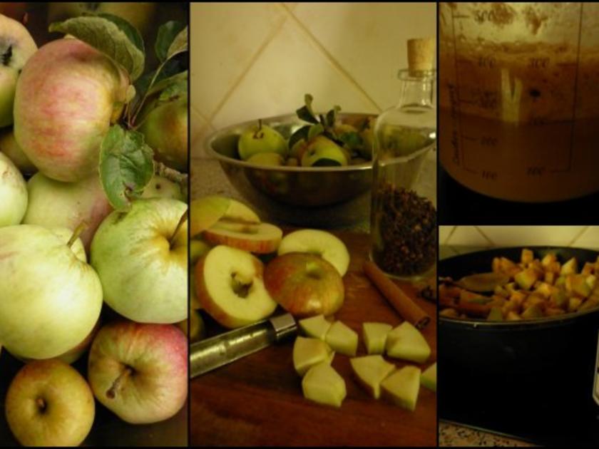 Hefeplinsen mit Apfelkompott - schnell & einfach - von schwarzmond