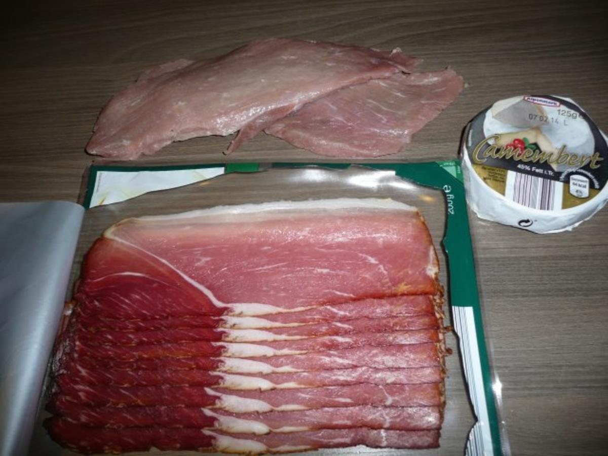 Cordon Rouge mit Pommes und Salat - einfach - 65 kcal/100g