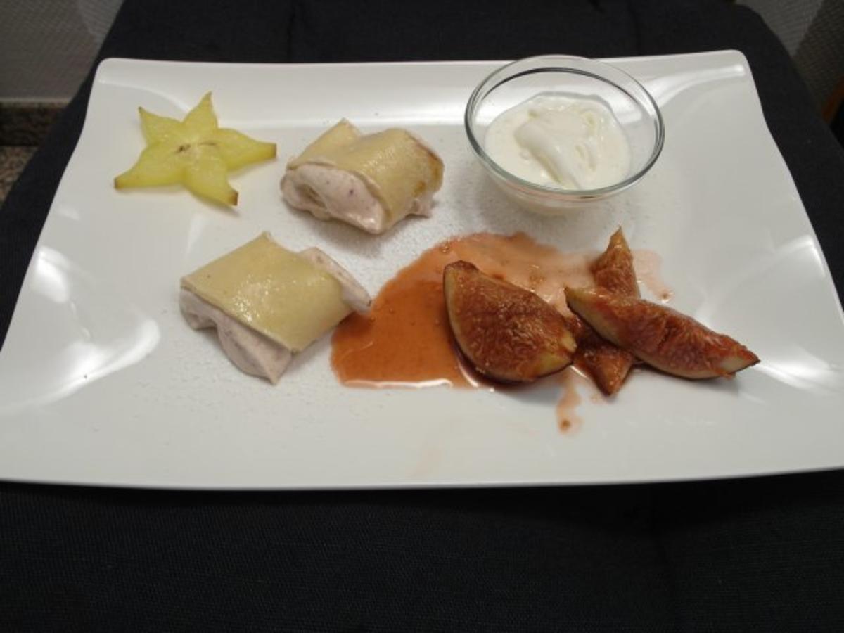Cognac Feigenmus im Crêpes Mantel - Rezept - kochbar.de