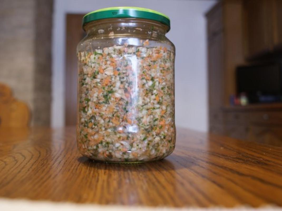 Suppengemüse eingesalzen - schnell & einfach - 76 kcal/100g