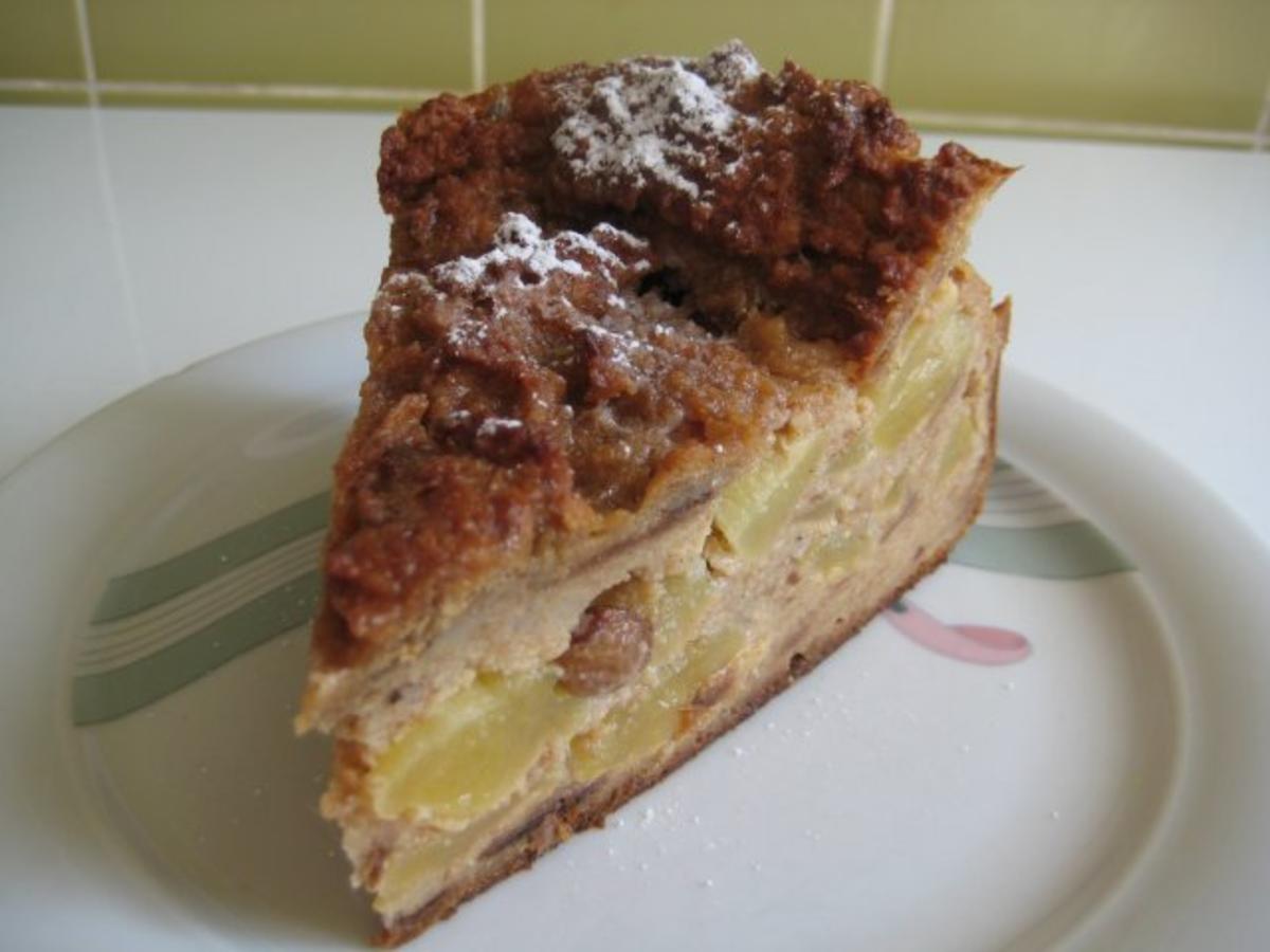 Brotkuchen oder Auflauf mit Äpfel - einfach - von strammermax