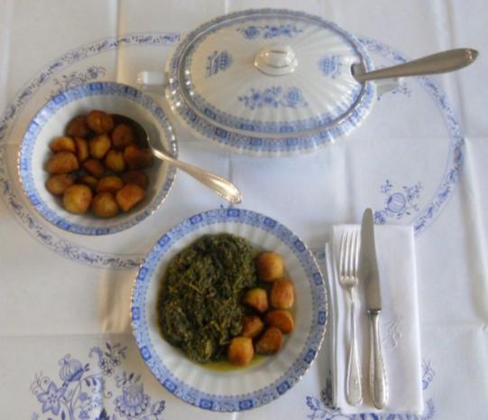 "Oma - Friede`s" Braunkohl mit kleinen gebratenen Kartoffeln (Rezpt um ...