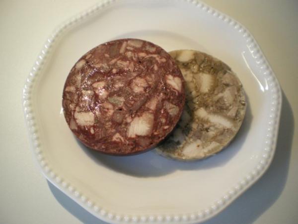 Pressack Rot Weiss sauer mit Kapern - einfach - 212 kcal/100g