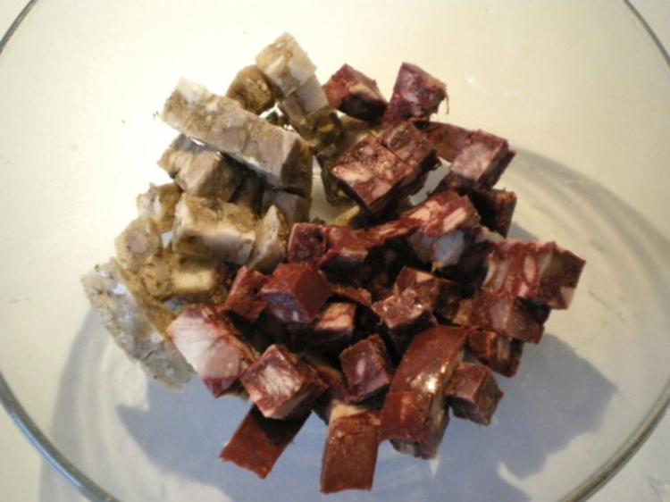 Pressack Rot Weiss sauer mit Kapern - einfach - 212 kcal/100g