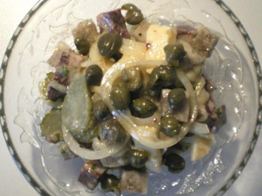 Pressack Rot Weiss sauer mit Kapern - einfach - 212 kcal/100g