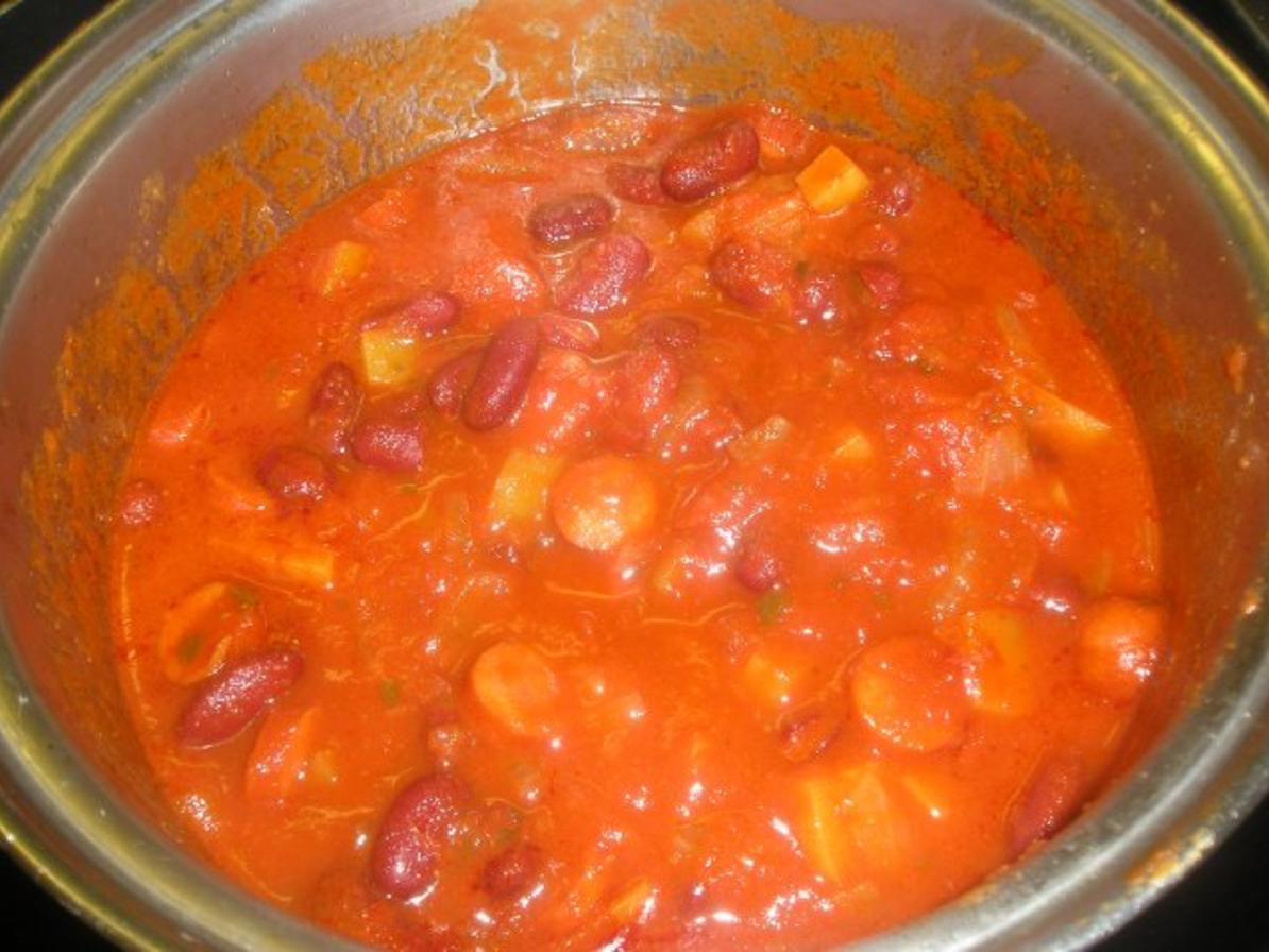 Bohnengulasch ala arrabbiata - schnell & einfach - von Kluger