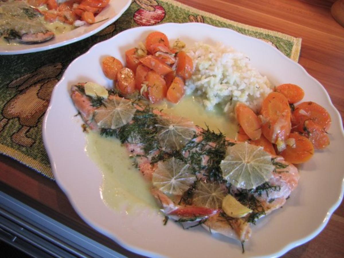 Saiblingsfilet aus dem Ofen mit Wasabi Limetten Sauce - einfach - von ...