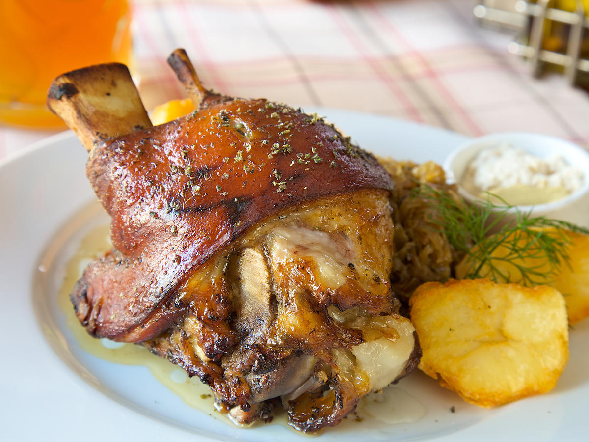 Knusprige Schweinshaxe - 328 kcal/100g