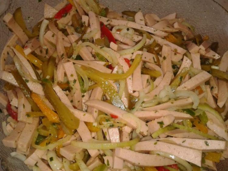 Wurstsalat - einfach - 133 kcal/100g
