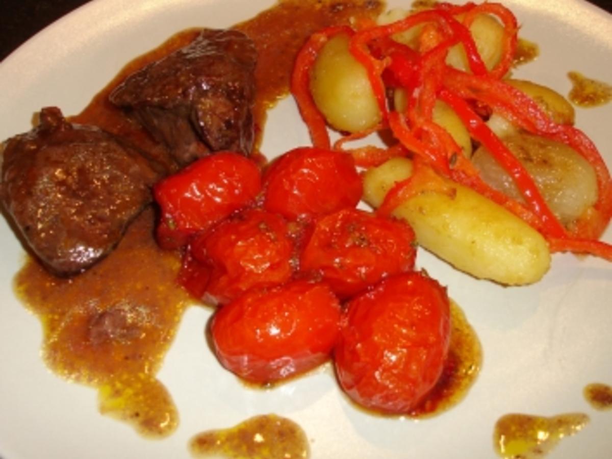 Gebratene Leber auf mediterrane Art - Rezept