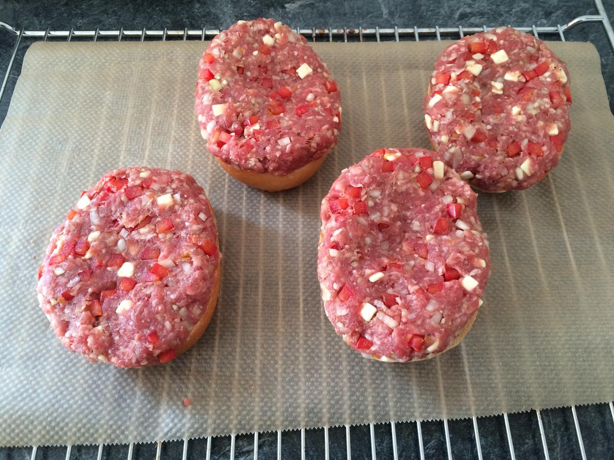 Papas bunte Gehacktesbrötchen aus dem Ofen - einfach - von Doktor_Tommy