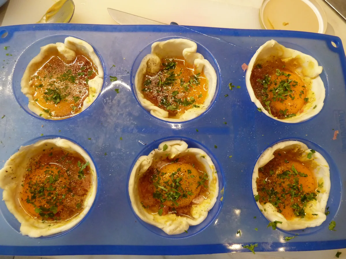 Herzhafte Muffins bzw Mini Pasteten - einfach - von minimoy